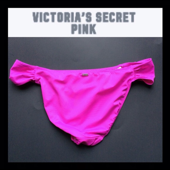 PINK Victoria's Secret | Swim | Nwot Vs Pink Ruched Hipster | Poshmark